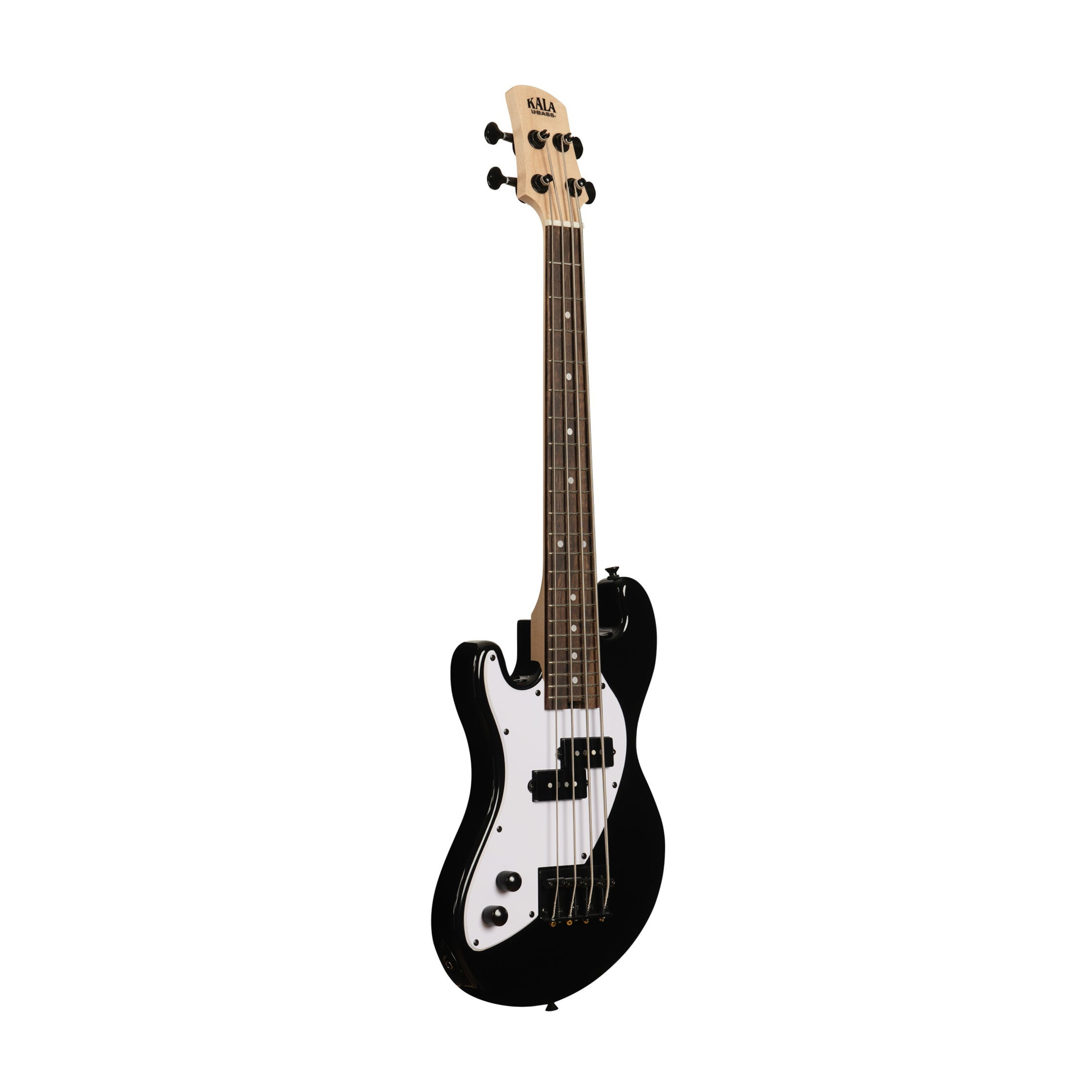 UBASS Solid Body 4-String Jet Black Fretted U•BASS® Left Handed - Kala ...